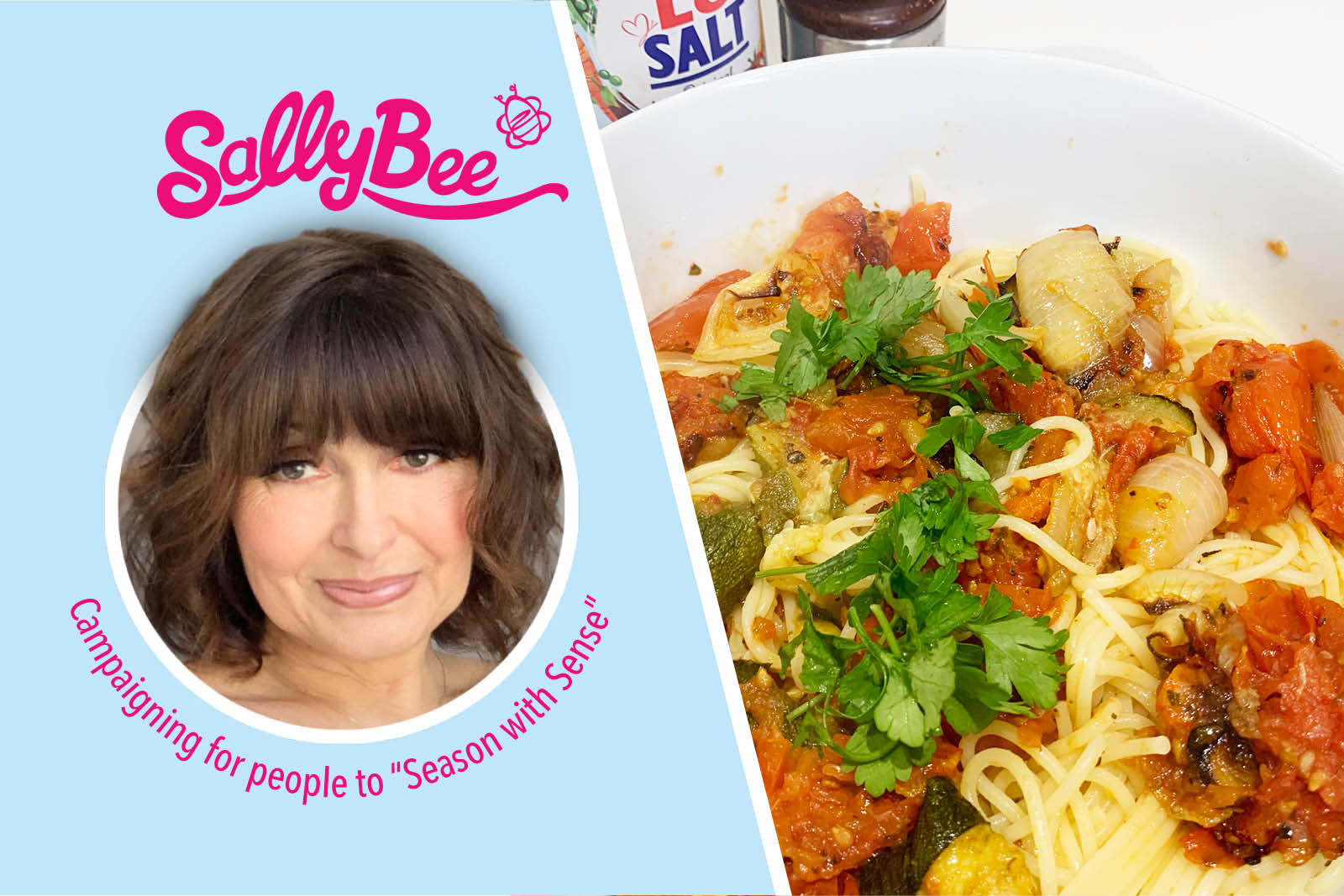 Roast Garlicky Vegetable Spaghetti - LoSalt